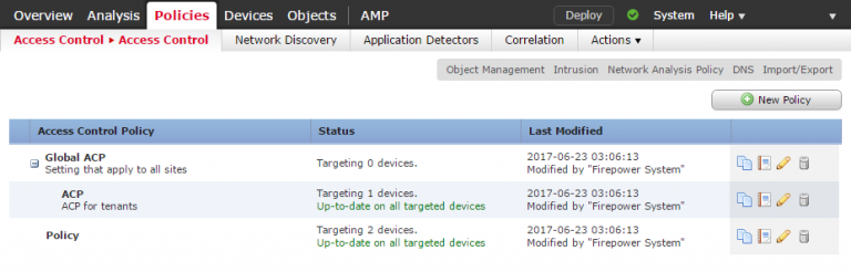 FMC Access Control Policies - Network Direction