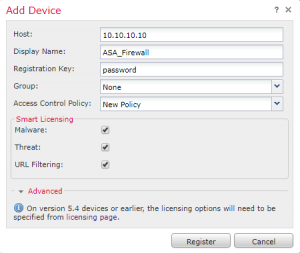 FMC Getting Started - Network Direction