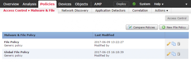 File Policies - Network Direction