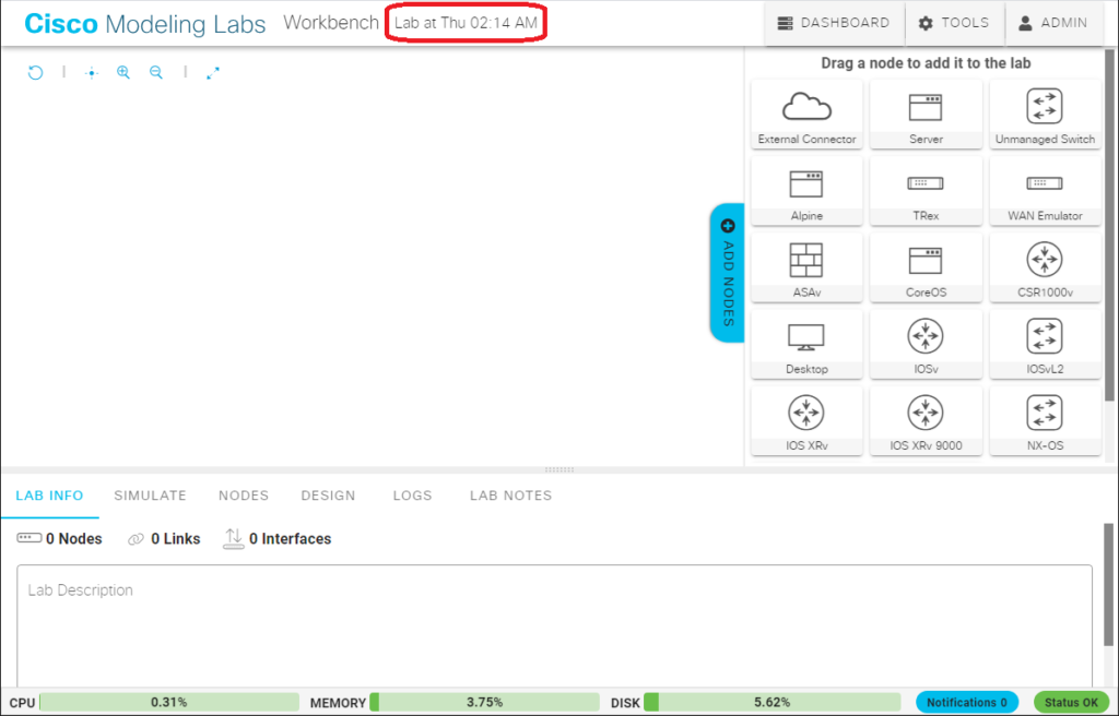 Create a Lab - Network Direction