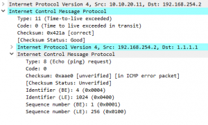 ICMP Types - Network Direction