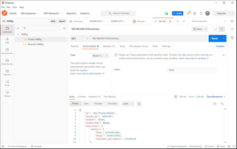 Generating Python Code from Postman - Network Direction